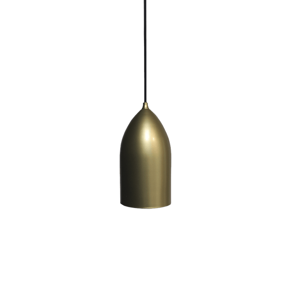 Bullet 1-Light 9" Industrial Bullet Head Pendant with Metal Shades - G ...
