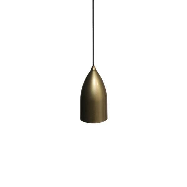 Bullet 1-Light 6" Industrial Bullet Head Pendant with Metal Shades - G ...